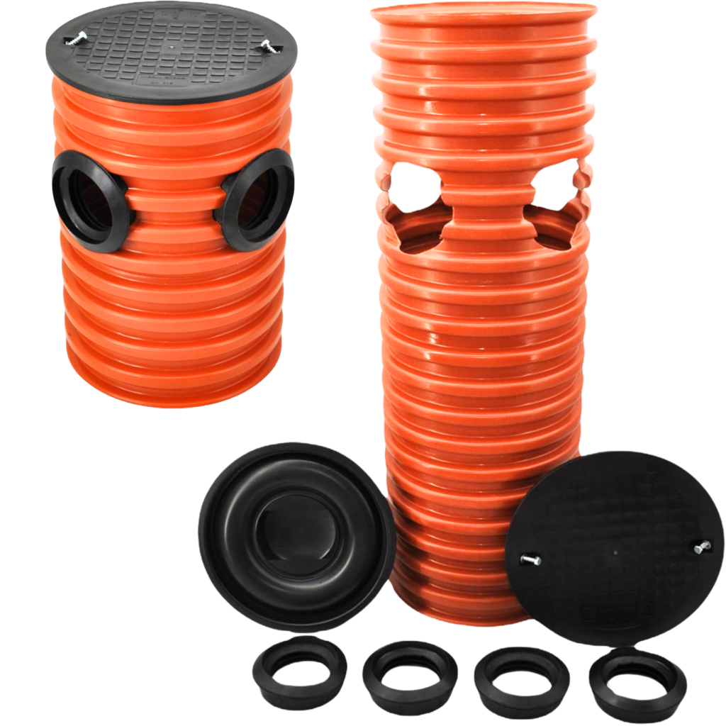 KG Schacht DN315 – Komplett SET 1m – KG Rohr – Kanal Entwässerung ...